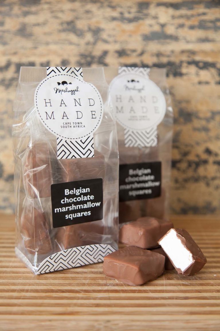 Belgian Milk Chocolate Marshmallow Squares 120g - Meshuggah