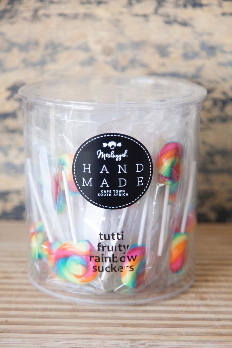 Small Tutti Fruity Rainbow Suckers. Price per sucker. - Meshuggah